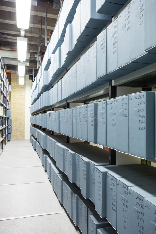 The movable shelves stock image. Image of archives, movable - 72135589