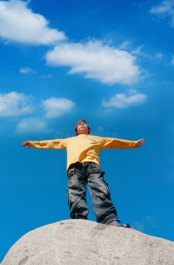 Move apart hands stock image. Image of young, clouds - 17462895