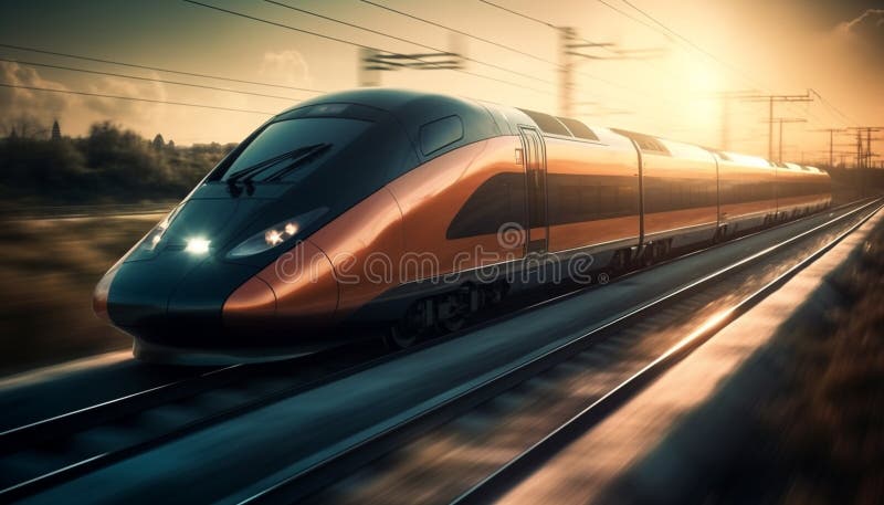 On the Move, Commuters Rush To Catch the Subway Train Generated by AI ...