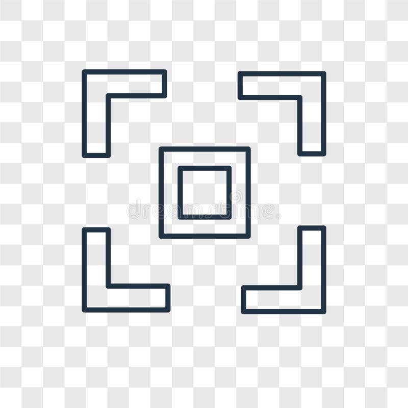 Move Concept Vector Linear Icon Isolated on Transparent Background ...