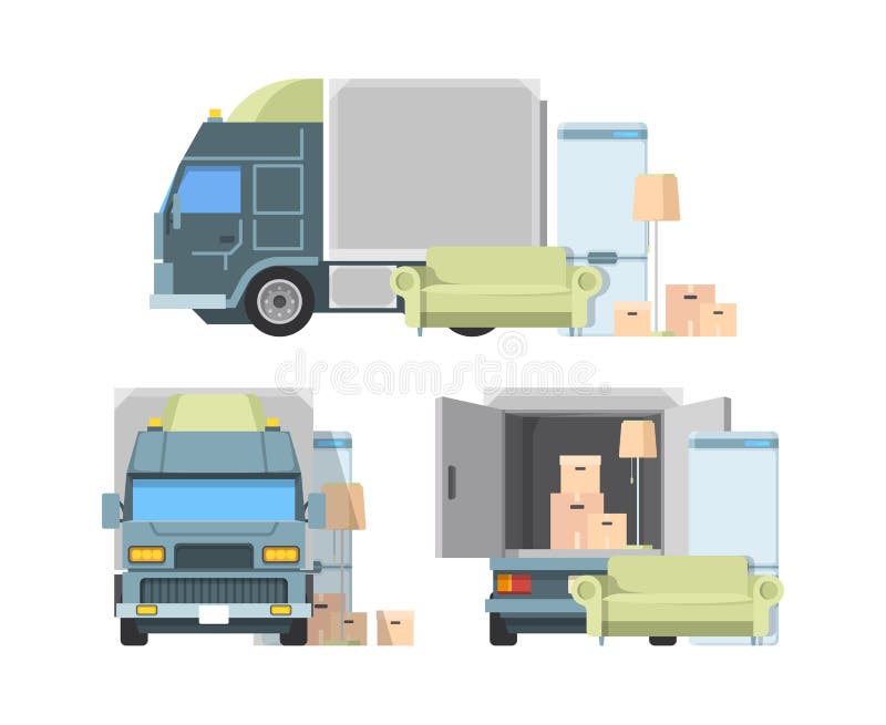 Inside Load Truck Stock Illustrations – 391 Inside Load Truck Stock ...
