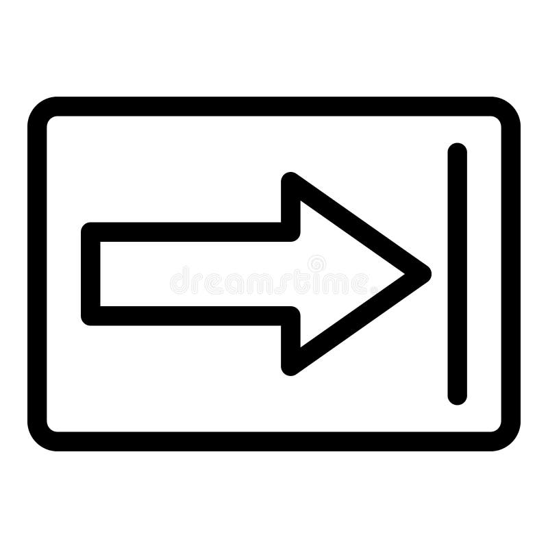 Move Duration Icon Outline Vector. Time Clock Stock Vector ...