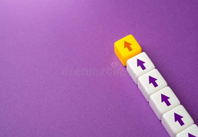 Move Forward. Follow the Leader. Guiding Principle Stock Photo - Image ...