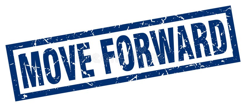 Move forward stamp stock vector. Illustration of insignia - 122180909