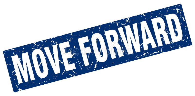 Move forward stamp stock vector. Illustration of seal - 122345728