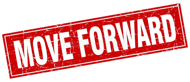 Move forward stamp stock vector. Illustration of vector - 125008998