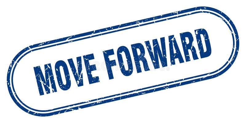 Move forward stamp stock vector. Illustration of isolated - 197720384