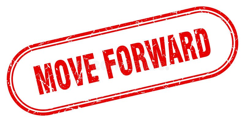 Move forward stamp stock vector. Illustration of square - 197724583