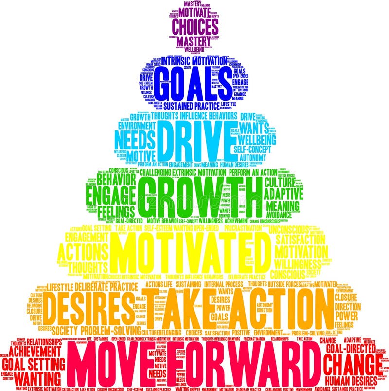 Move Forward Word Cloud stock vector. Illustration of avoidance - 211015991
