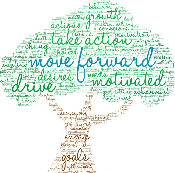 Move Forward Word Cloud stock vector. Illustration of goals - 211016022