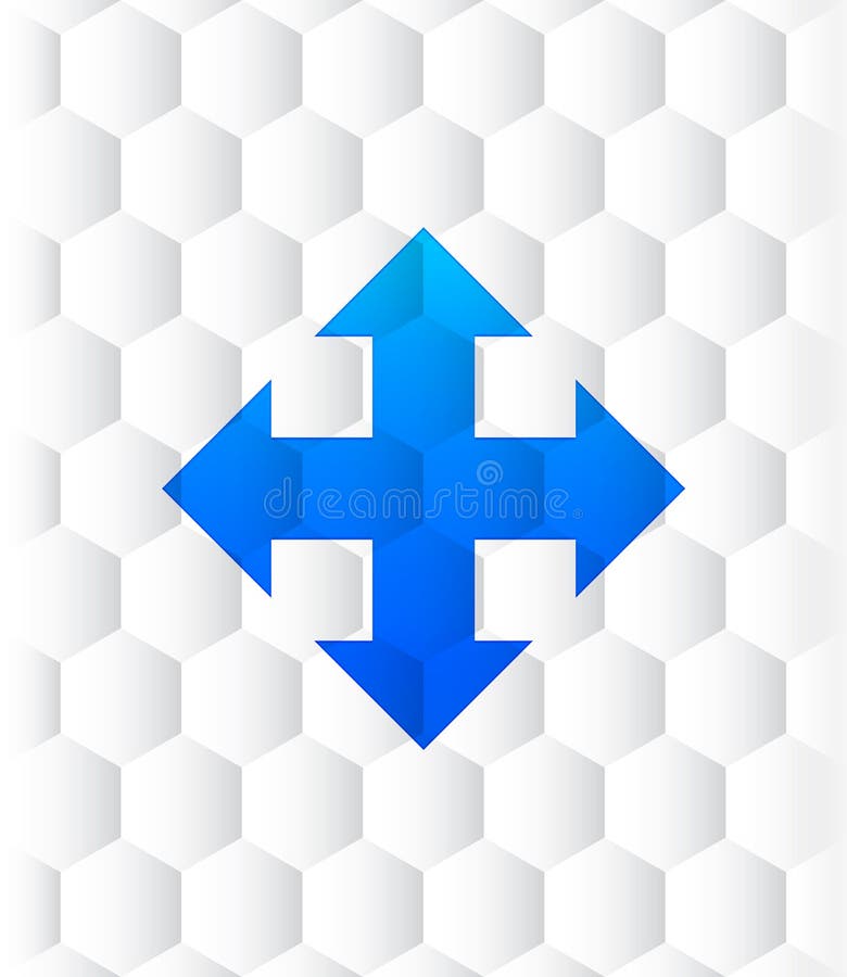 Move Icon Vector Isolated on White Background, Move Sign Stock Vector ...