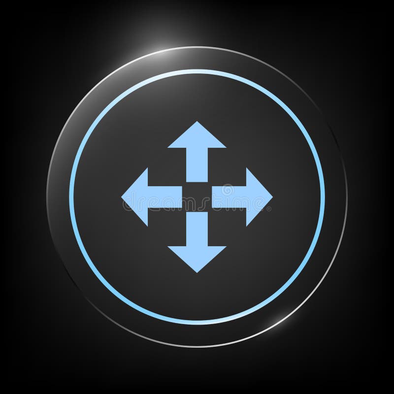 Move icon symbol stock vector. Illustration of sign - 116494418