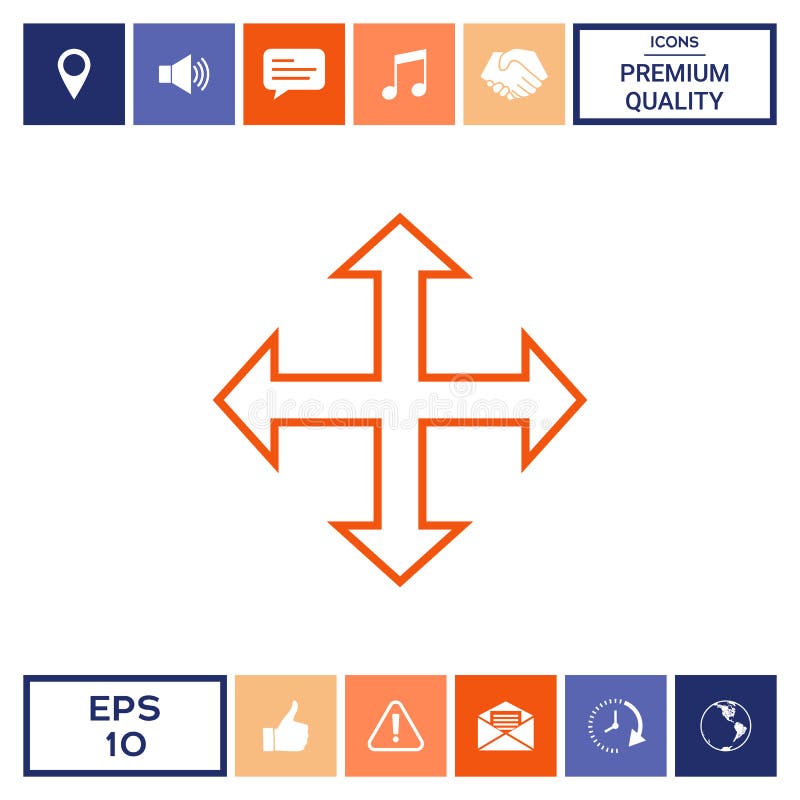 Move icon symbol stock vector. Illustration of next - 116762068