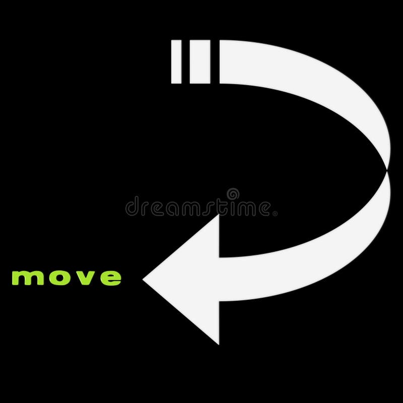 Move left stock illustration. Illustration of actions - 5264585