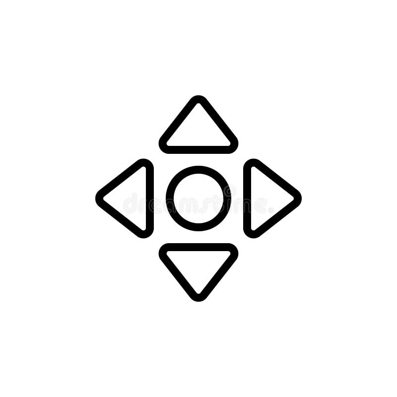 Move, Map Icon. Simple Line, Outline Vector Elements of Navigation ...