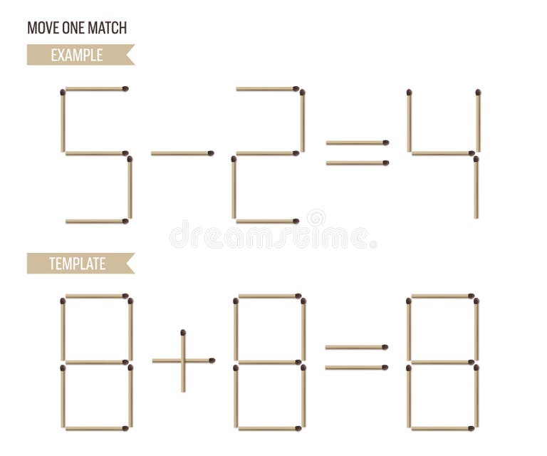 Matchstick Template Stock Illustrations – 845 Matchstick Template Stock ...