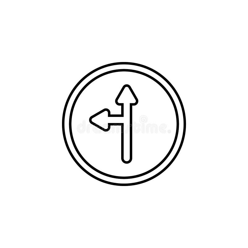 Move Right or Left Icon. Element of Traffic Signs Icon for Mobile ...
