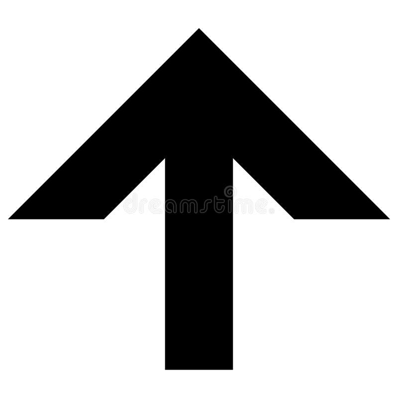 Move Up Raster Icon Flat Illustration Stock Illustration - Illustration ...