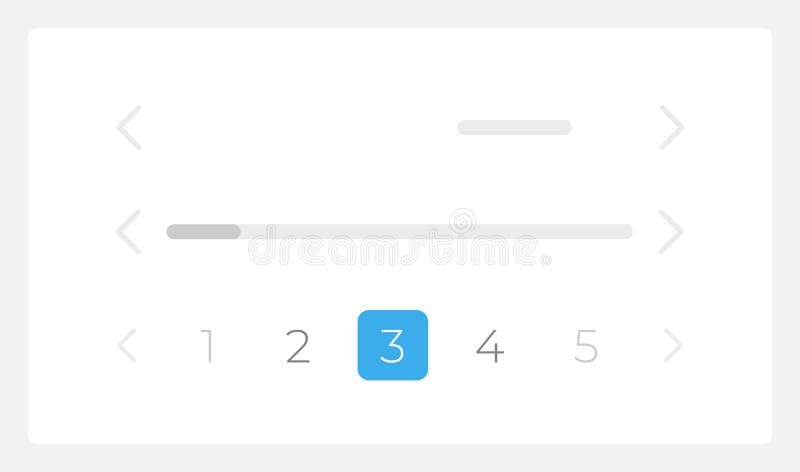 Move Between Website Pages Ui Element Template Stock Vector 5222