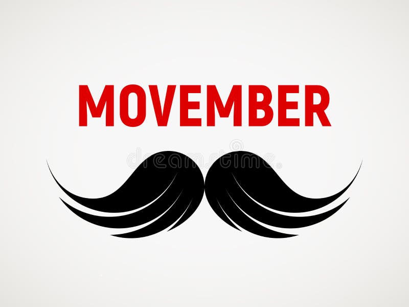 Movember Ícone Do Bigode Do Vetor Ilustração do Vetor - Ilustração de ...