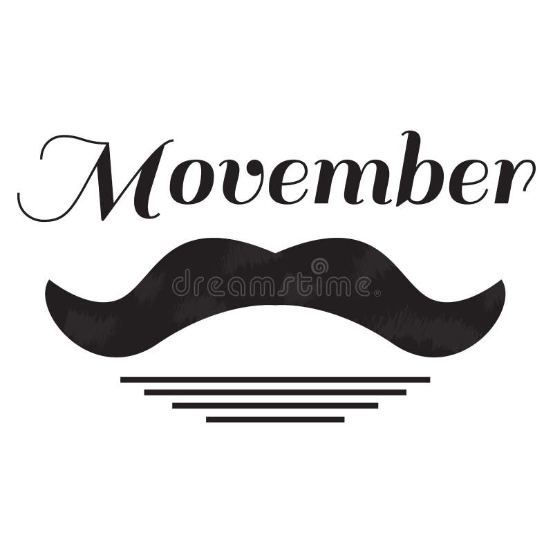Movember graphic design stock vector. Illustration of simple - 100750795