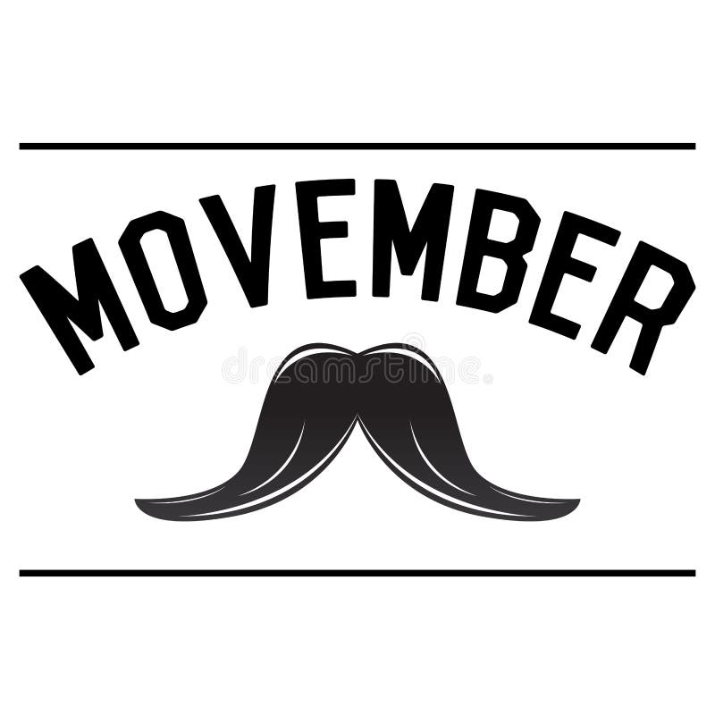 Movember graphic design stock vector. Illustration of awareness - 100750824