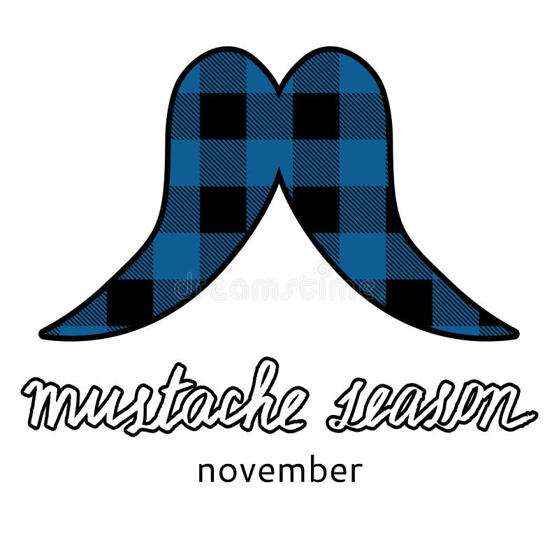 Movember Mustache Party Mens Health Icons Stock Vector - Illustration ...