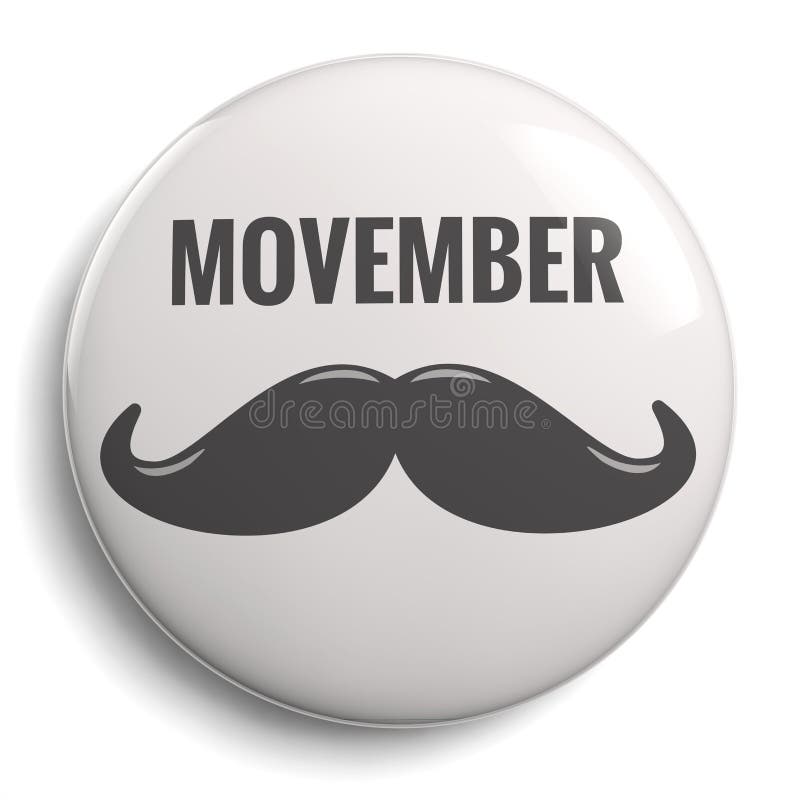 Movember Mustache Month stock illustration. Illustration of november ...
