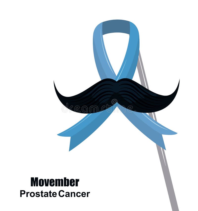 Movember Prostate Cancer Stock Vector Illustration Of Prevention