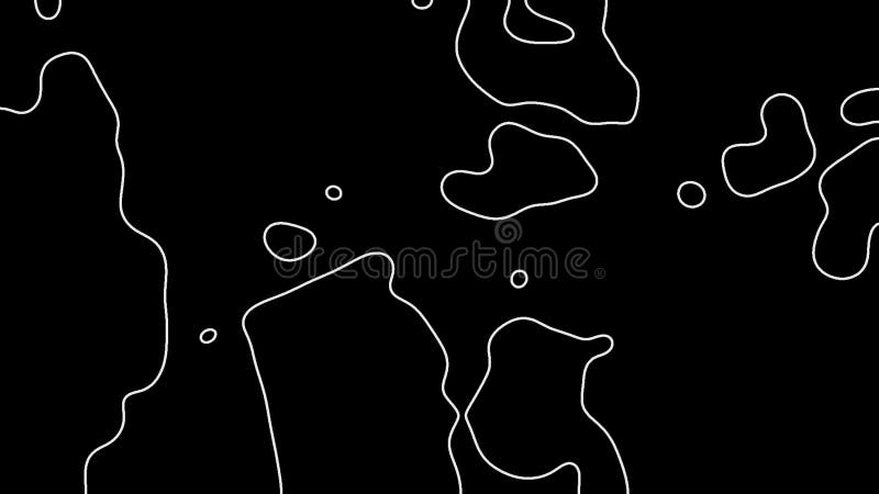 Movement of Bacteria Under a Microscope, Abstract Cartoon Animation ...