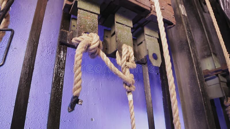 The Movement of the Cable Rope of the Lifting Mechanism with the Load ...