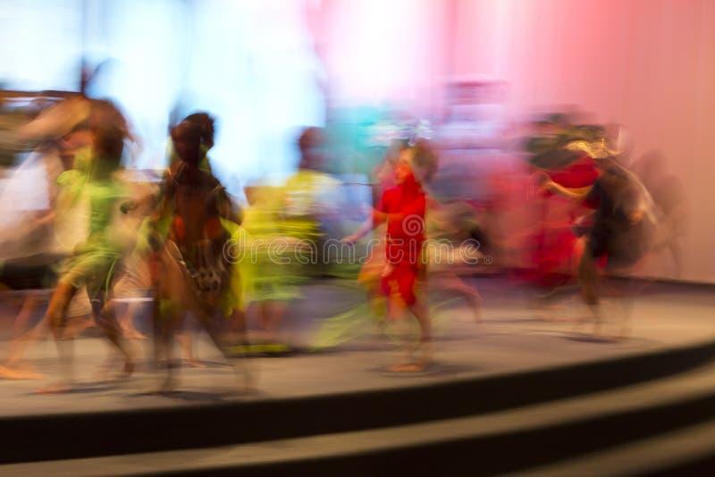 Movement Captured with Slow Shutter Speed Stock Image - Image of ...