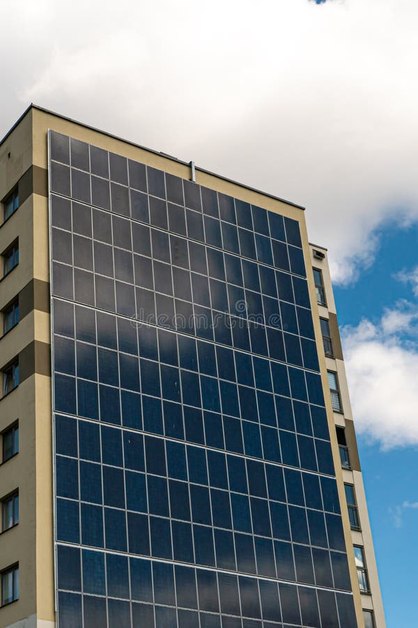 Movement of Clouds Against the Background of a Modern Energy-efficient ...
