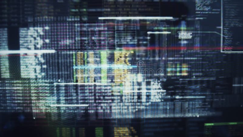 Movement through a Digital World of Letters and Numbers from Hacker ...