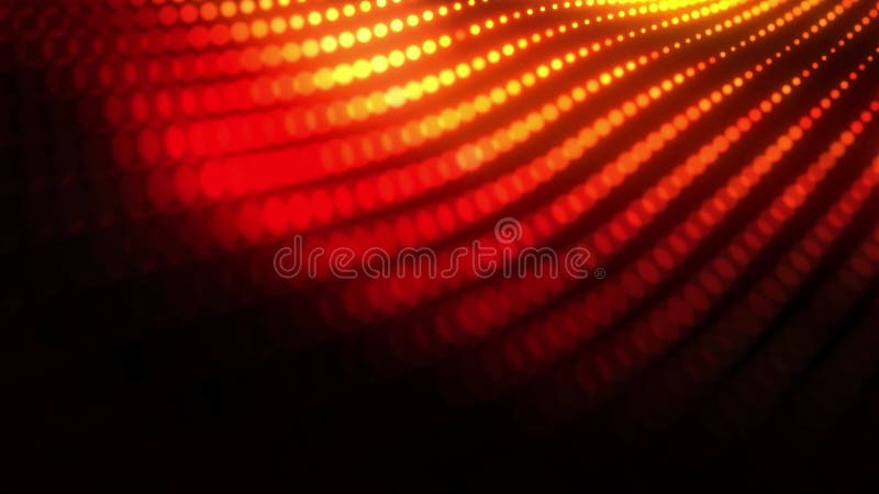 Movement of Dots Glow Gradient Gold Bokeh Wave Pattern Movements Effect ...