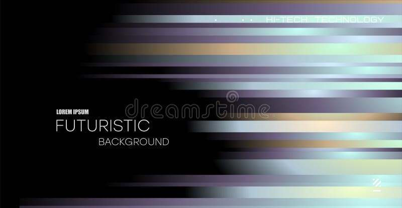 The Movement of Horizontal Lines. Soft, Elegant Design Stock Vector ...