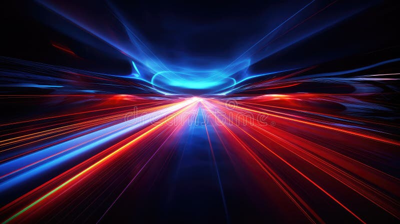 Movement Light Motion Trails Stock Illustration - Illustration of glow ...