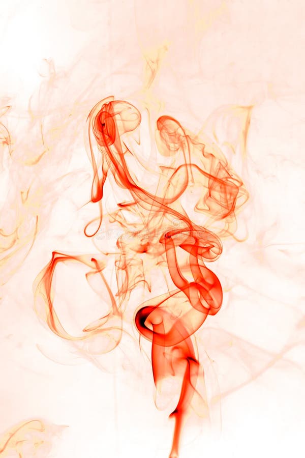 Movement Red Smoke on White Background Stock Photo - Image of smoky ...