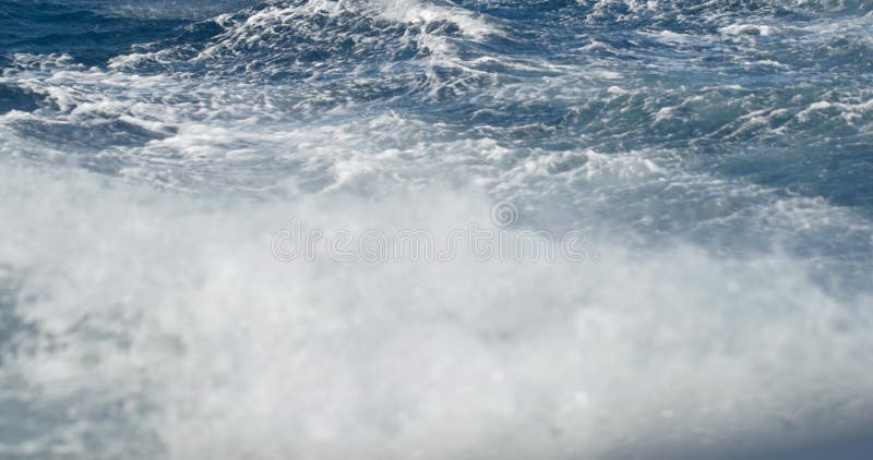 The Movement of the Sea Wave in a Strong Wind. Stock Footage - Video of ...