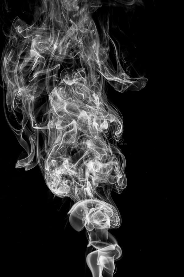 Movement Of Smoke,Abstract White Smoke On Black Background Stock Photo ...