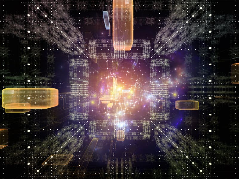 Movement through Space stock illustration. Illustration of abstract ...