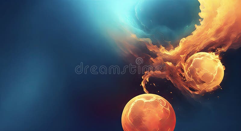 The Movement of Thermal Energy. Colourful Abstract Background Stock ...