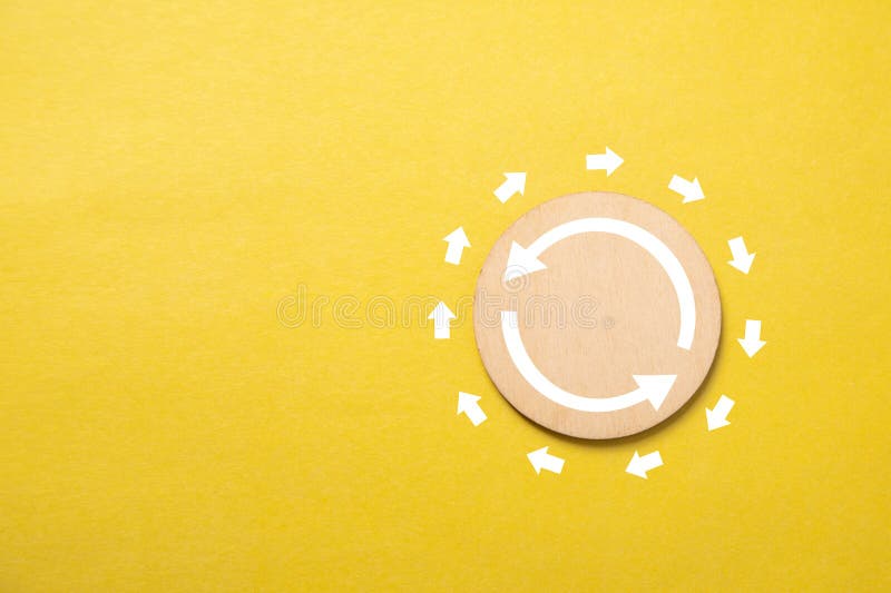 Movement in a Vicious Circle. Business Concept Stock Illustration ...