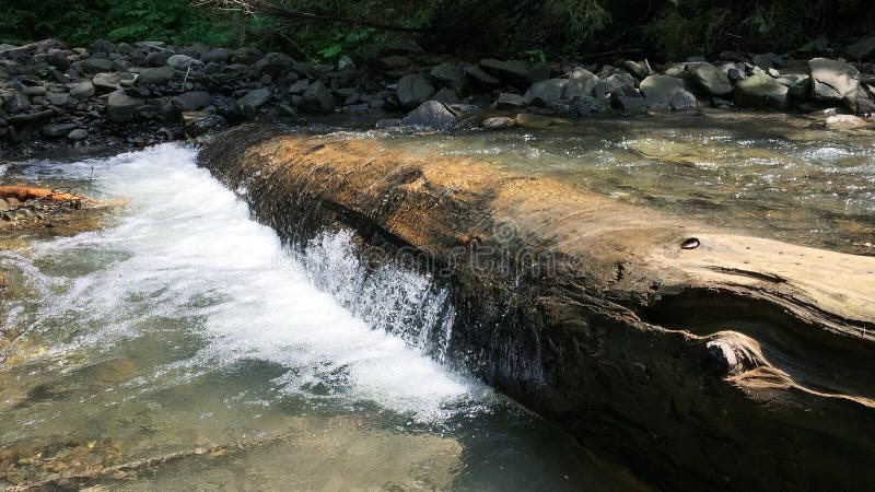 The Movement of Water in the Mountains. Stock Photo - Image of natural ...