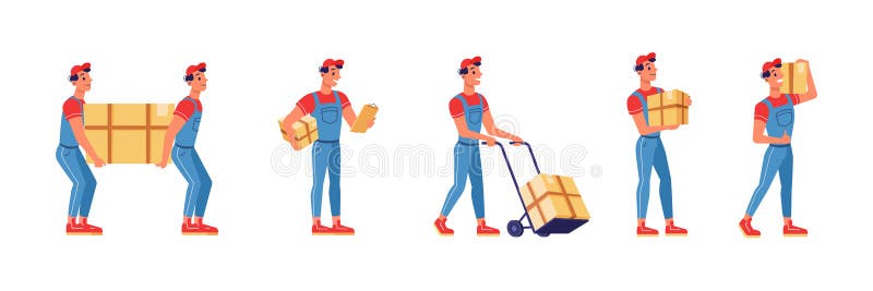 Carrying Heavy Load Man Stock Illustrations – 391 Carrying Heavy Load ...
