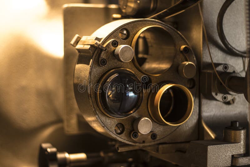 Movie cinema projector stock image. Image of projectionist - 171150341