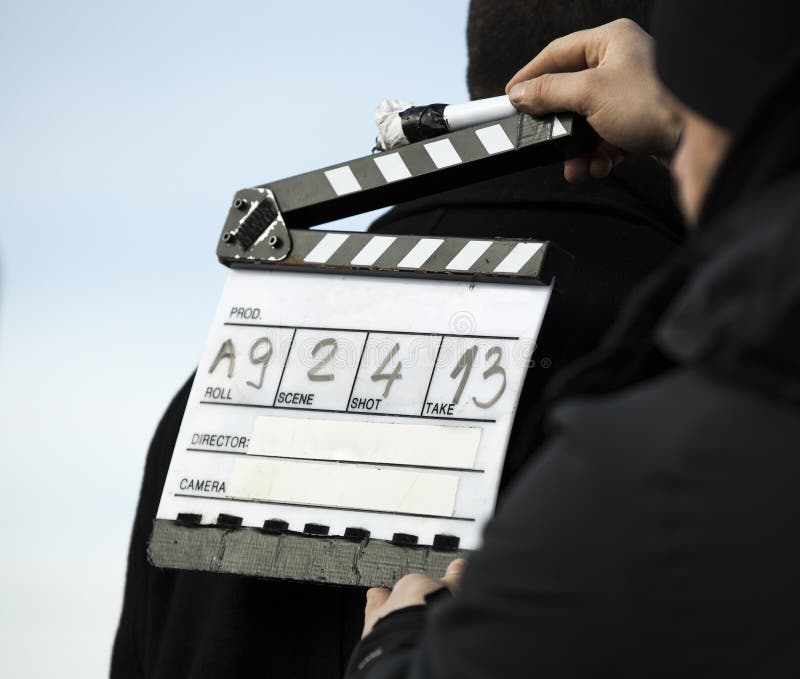 Movie Clapper and Film Reels Stock Photo - Image of flare, film: 23105760