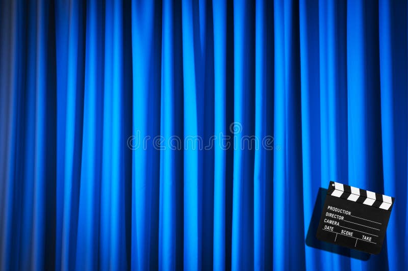 Movie clapper board stock photo. Image of drapes, classical - 31458258