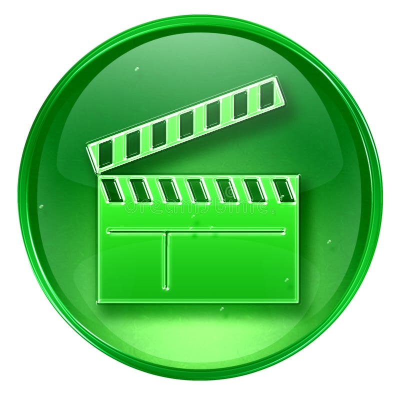 Movie clapper board icon stock illustration. Illustration of cameraman ...