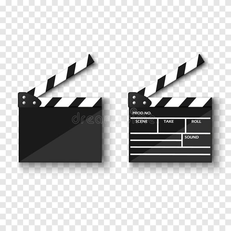 Clapper Board Transparent Stock Illustrations – 700 Clapper Board ...